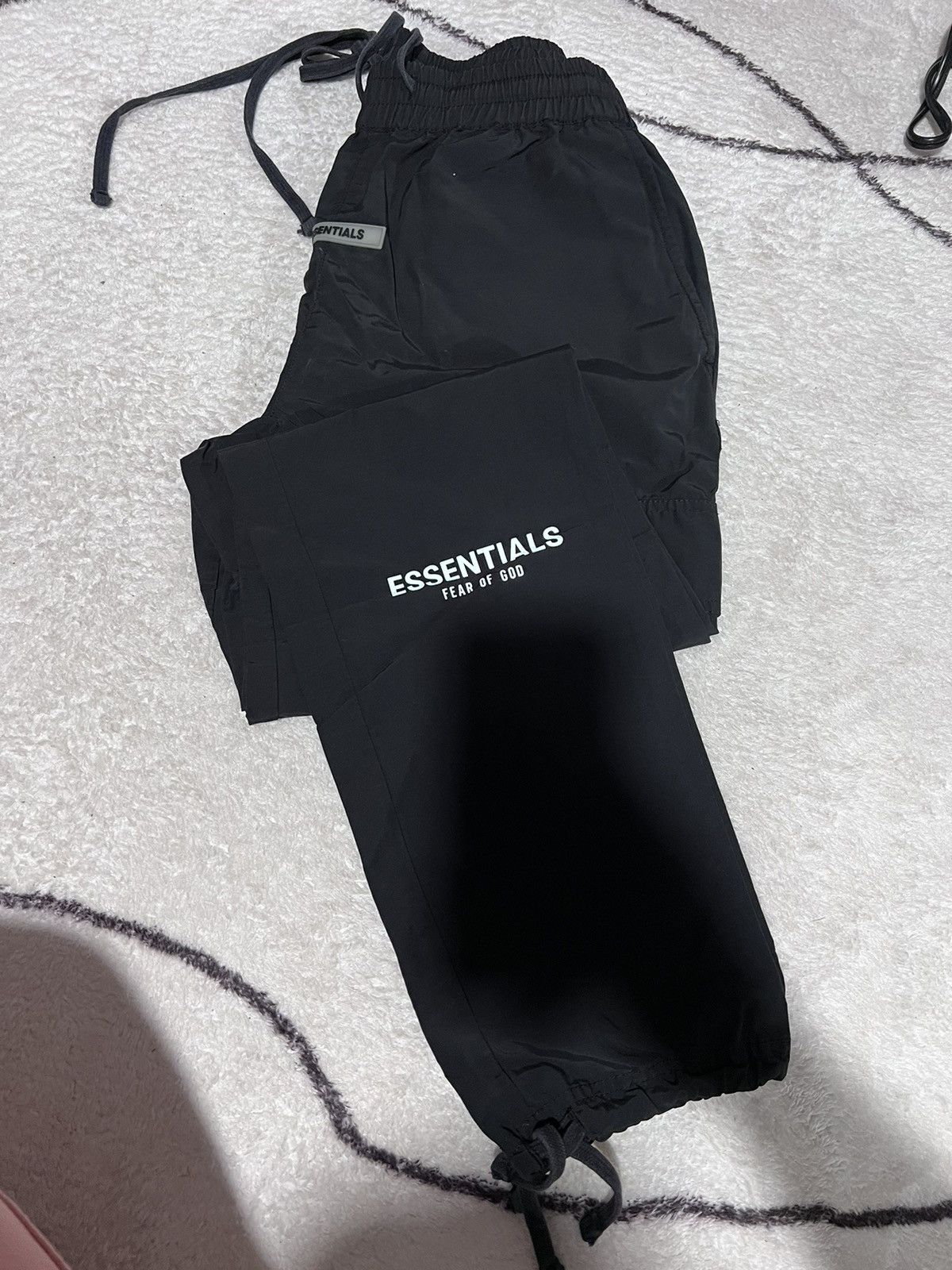 Pacsun Fear of God Essentials Reflective Pants | Grailed