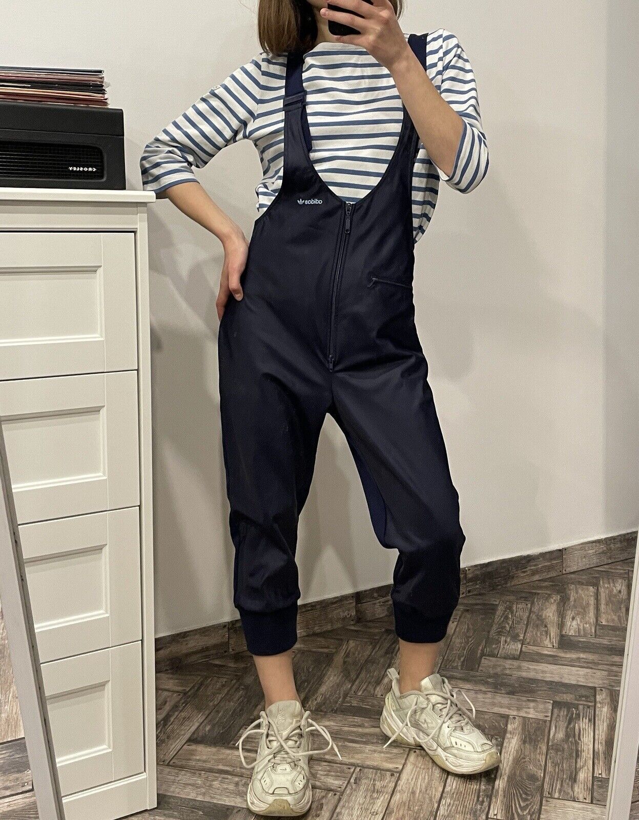 Adidas × Vintage VINTAGE 1980s ADIDAS SKI PANTS OVERALLS BOYS 164 cm ...