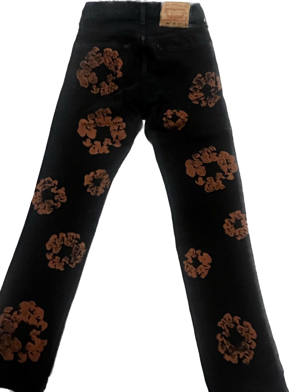 DENIM TEARS Denim Tears Denim Tears Cotton Wreath Jeans Black/Red Clay ...