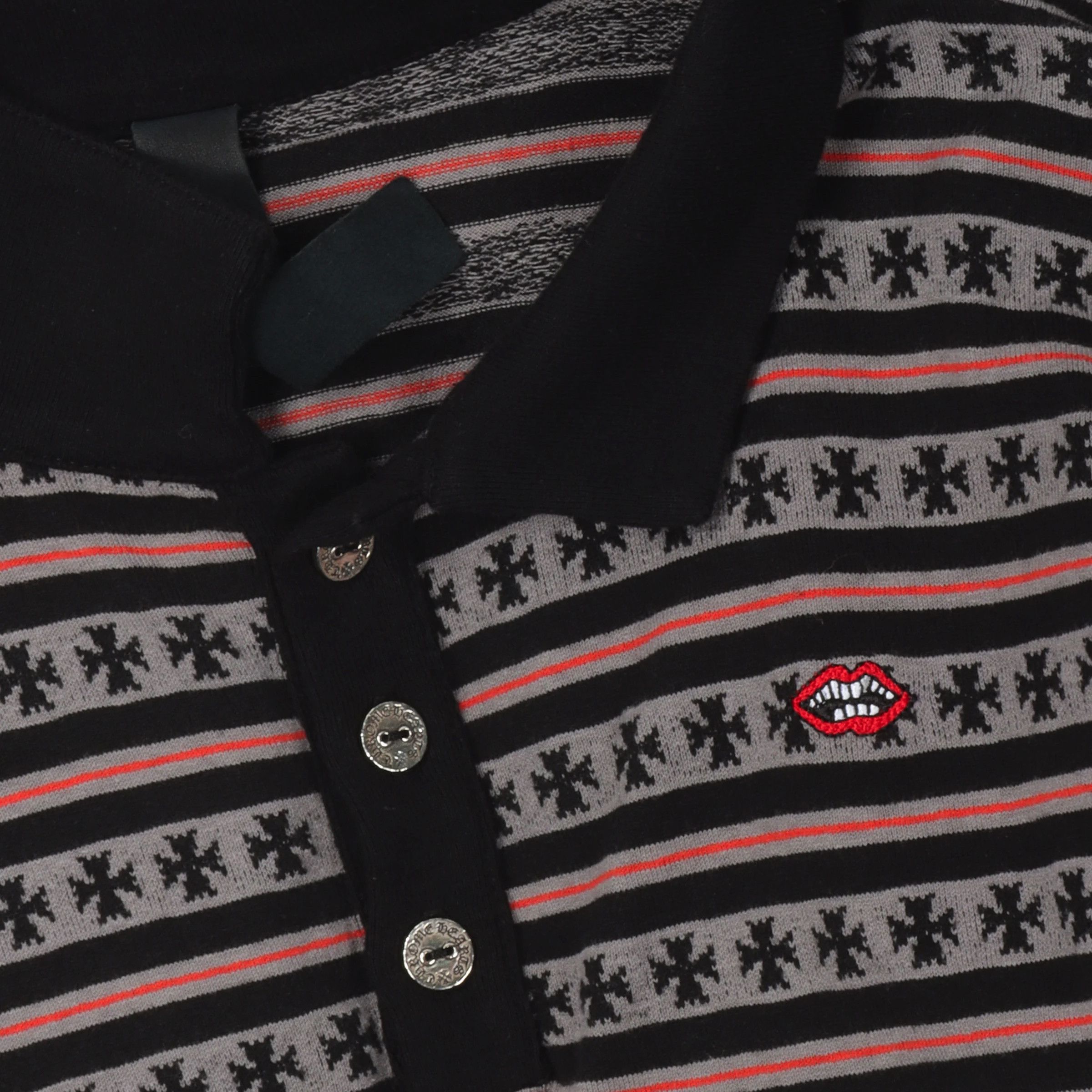 Chrome Hearts Chrome Hearts Matty Boy Chomper Rugby Long Sleeve Polo ...