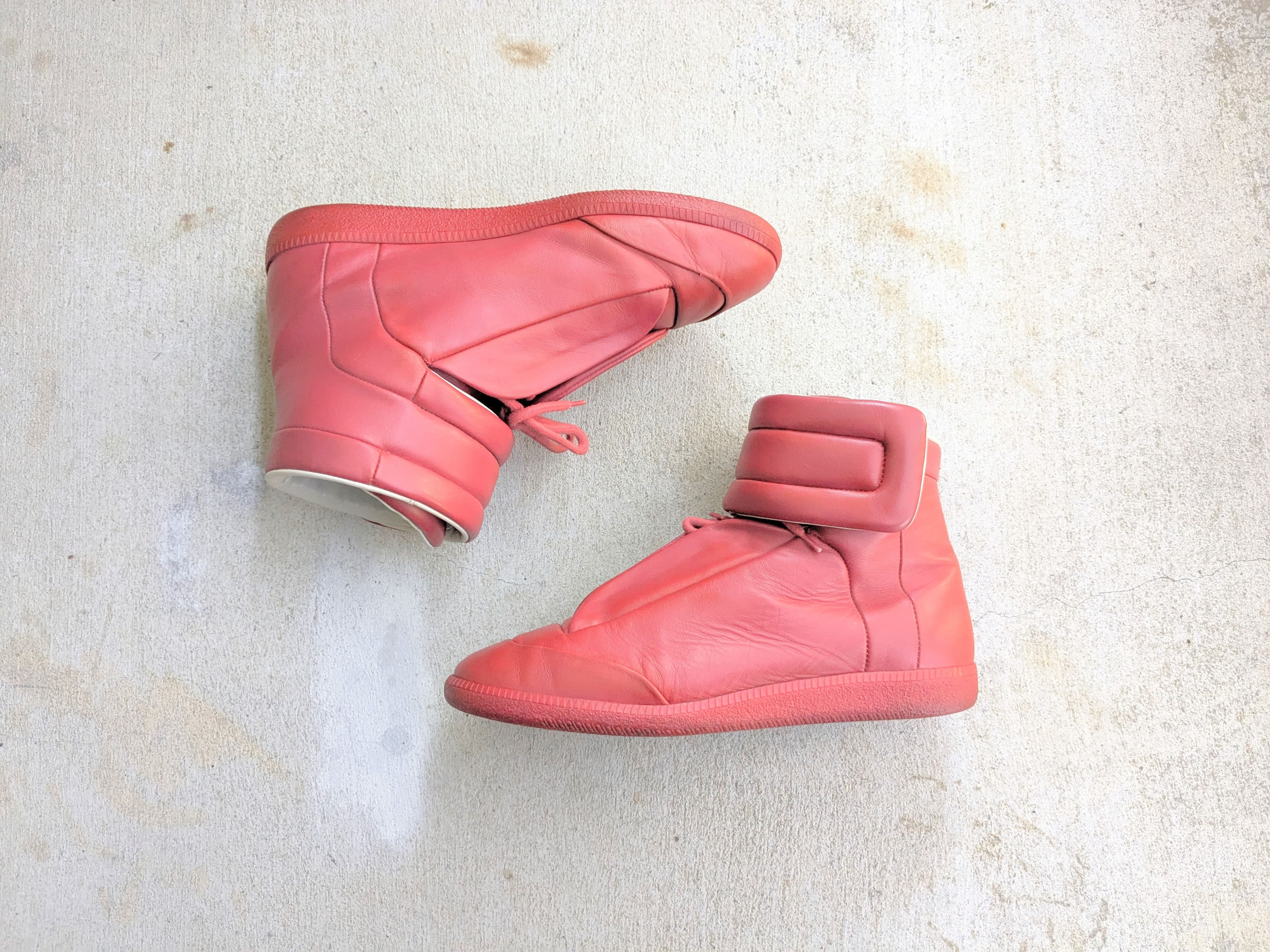 Maison Margiela Maison Margiela Future Red 9 42 High Tops Leather Italy ...