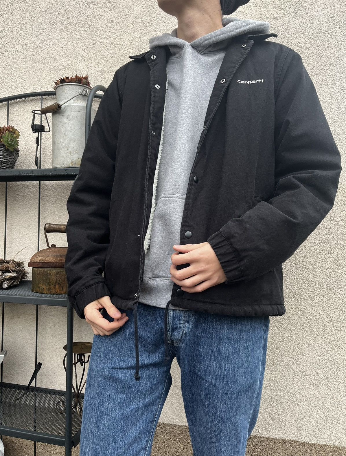 Carhartt Vintage Carhartt WIP Canvas Coach Jacket Denim | Grailed