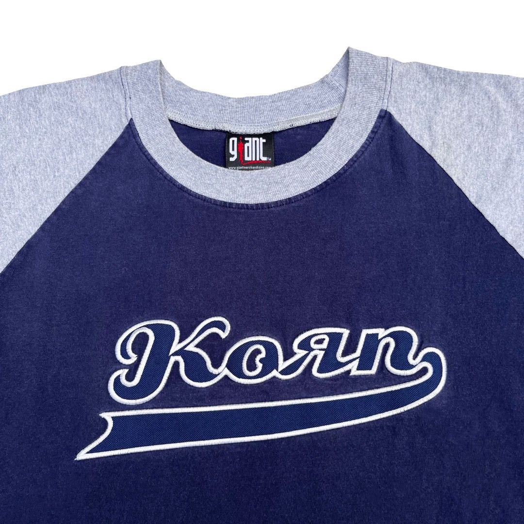Vintage Korn 1990s Vintage Band Giant Concert Baseball T-Shirt | Grailed