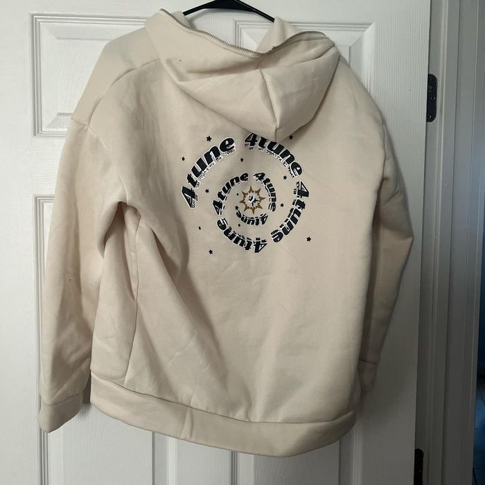 Vintage 4tune Vintage Hoodie Cream White | Grailed