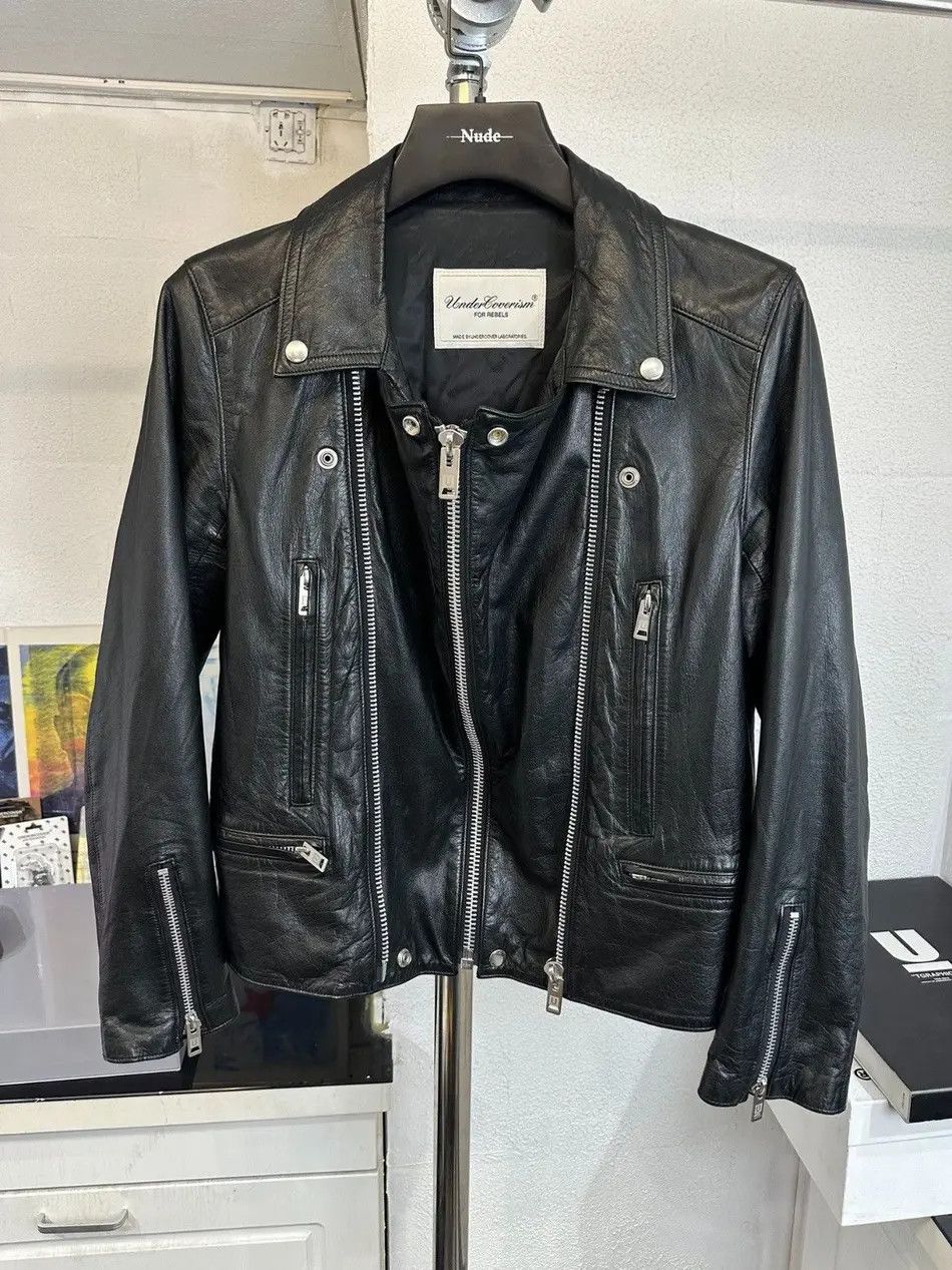 Undercover Undercover classic leather jacket | Grailed