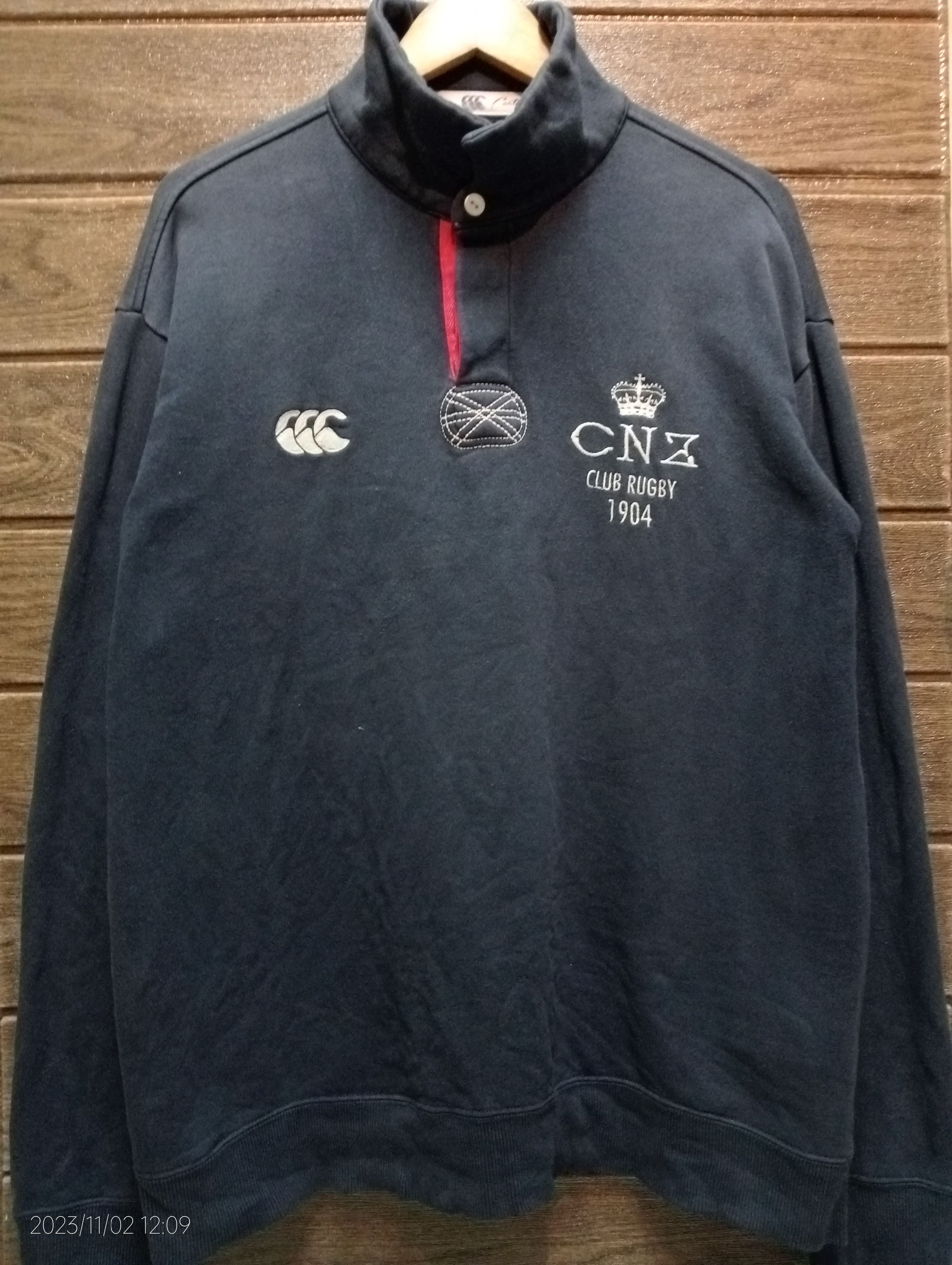 Canterbury of New Zealand × Engineered Garments 🔥Vintage Canterbury CNZ Club 1904 Polos Rugby ...