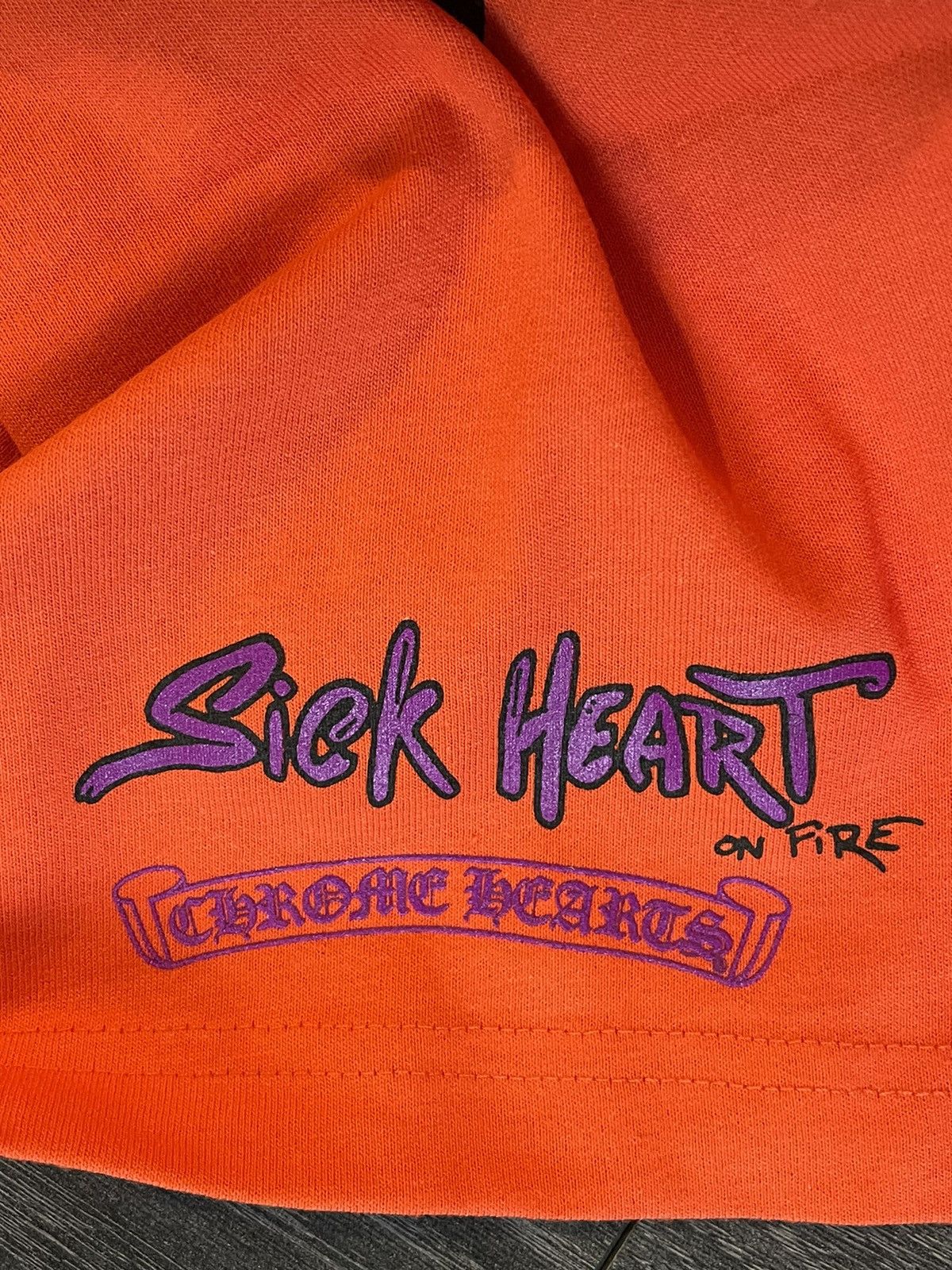 Chrome Hearts Chrome Hearts x Matty Boy “sick heart” in sadistic ...
