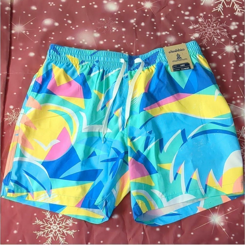 Chubbies Chubbies the wave dasher swim trunks size large | Grailed