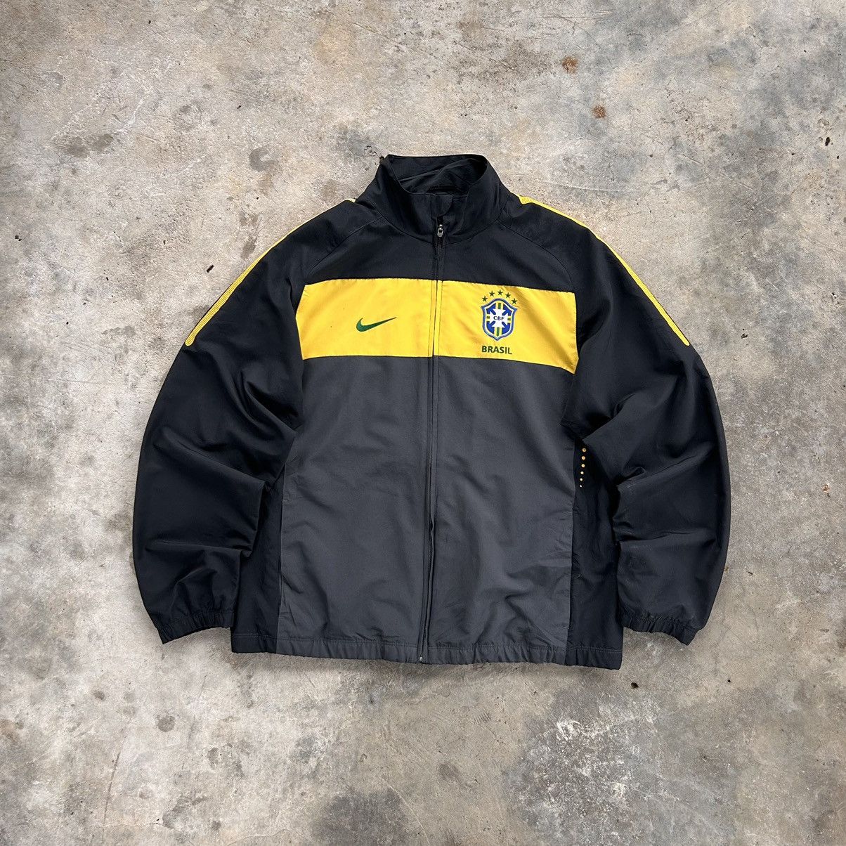 Nike Nike team Brazil windbreaker jacket | Grailed