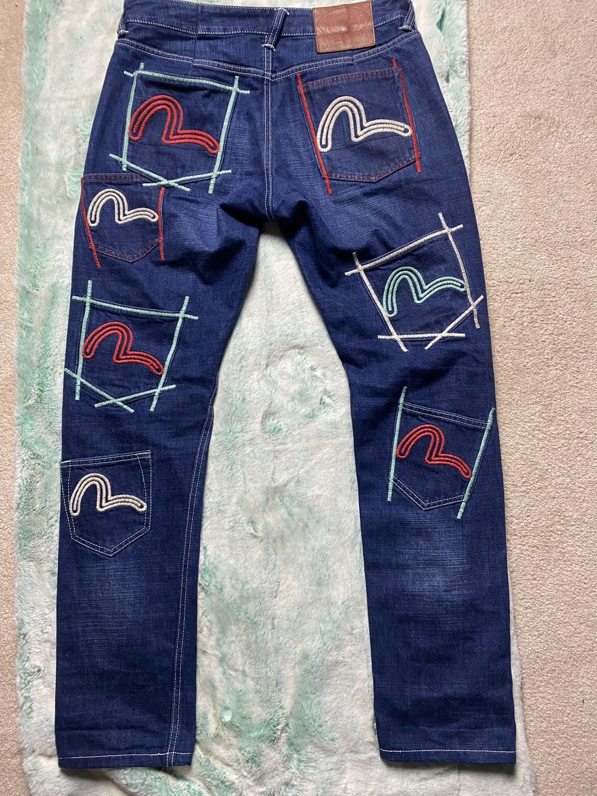 Streetwear × Vintage Evisu Multi Pocket Jeans | Grailed