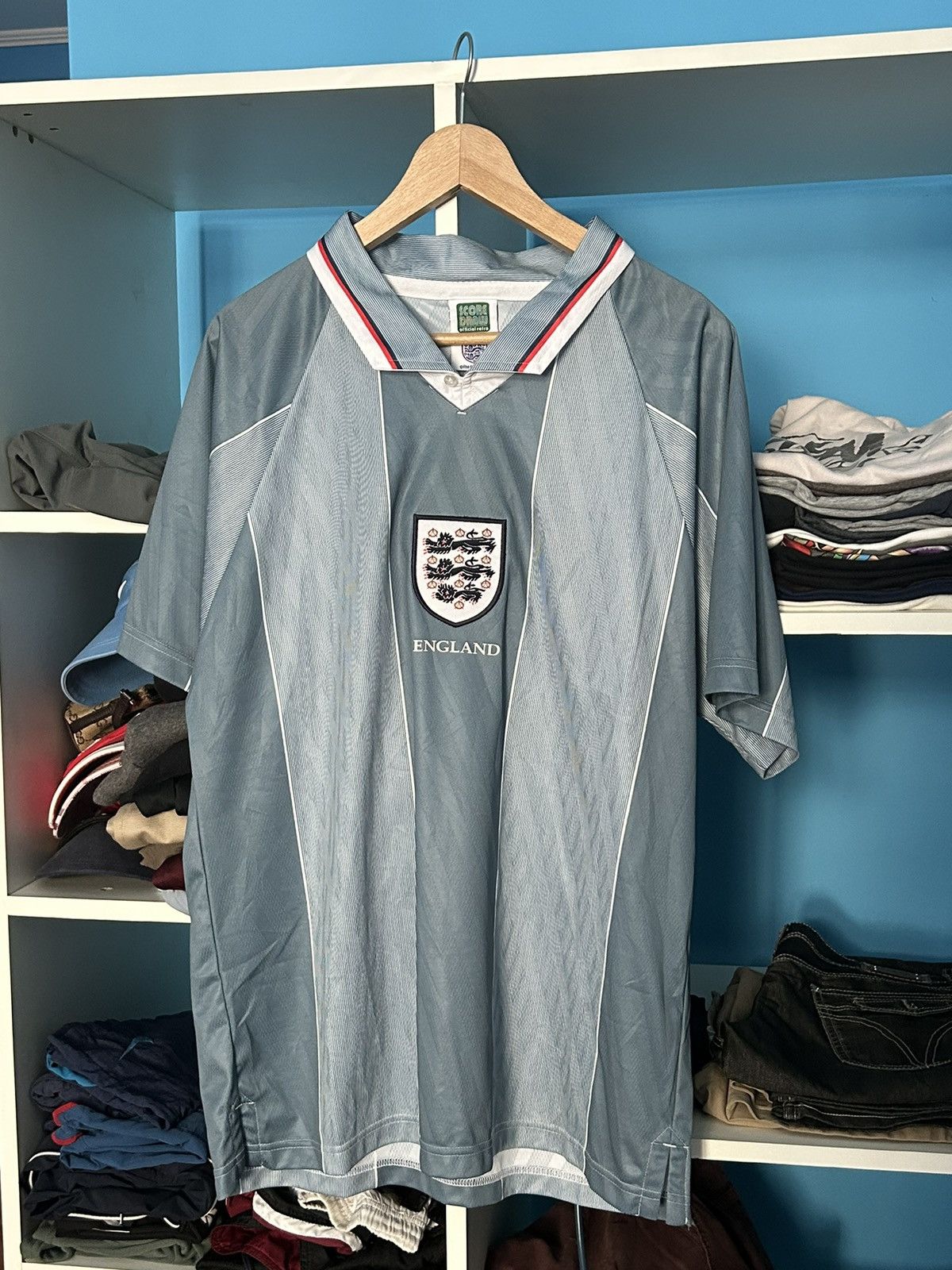 Soccer Jersey New‼️ Vintage England Score Draw 1996 football soccer ...