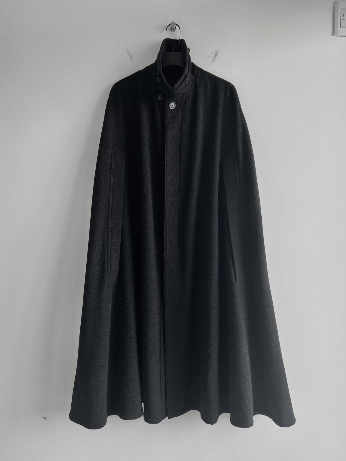 Yohji Yamamoto Yohji Yamamoto Pour Homme Left Front Lining Print Cloak ...