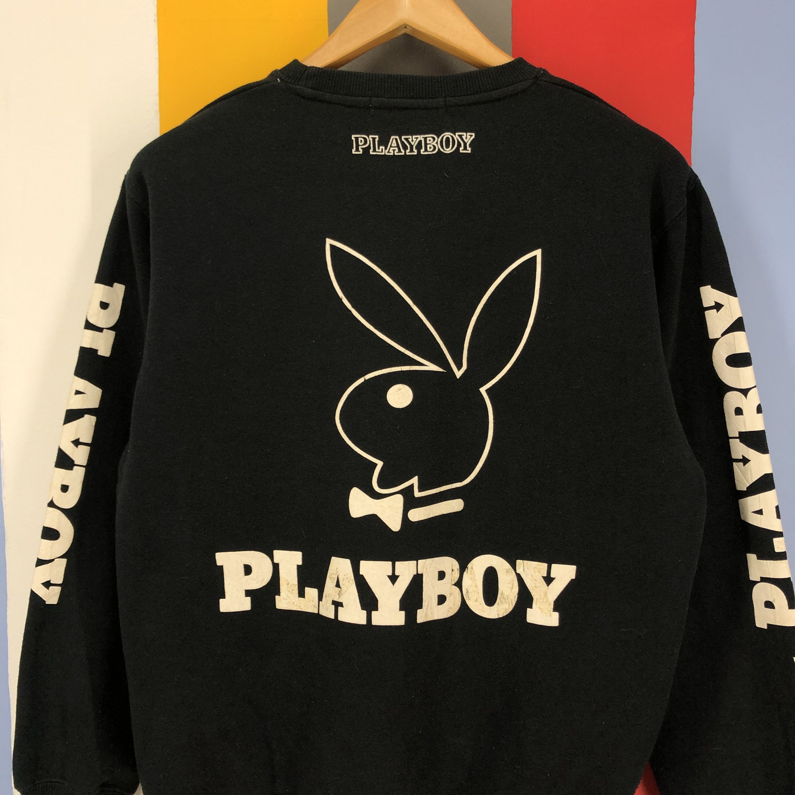 Japanese Brand × Playboy PLAYBOY Crew Neck Sweatshirt #1059/AK | Grailed