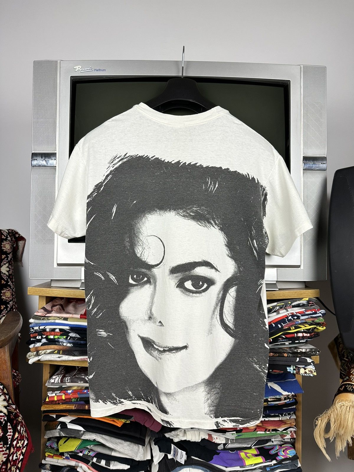 Vintage Vintage 199192 Michael Jackson Big Portrait Band T Shirt Grailed