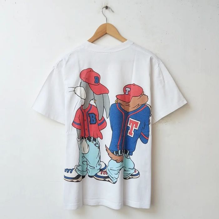Vintage Vtg 90s 1992 Looney Tunes Taz&Bugs Bunny Hip Hop Character ...