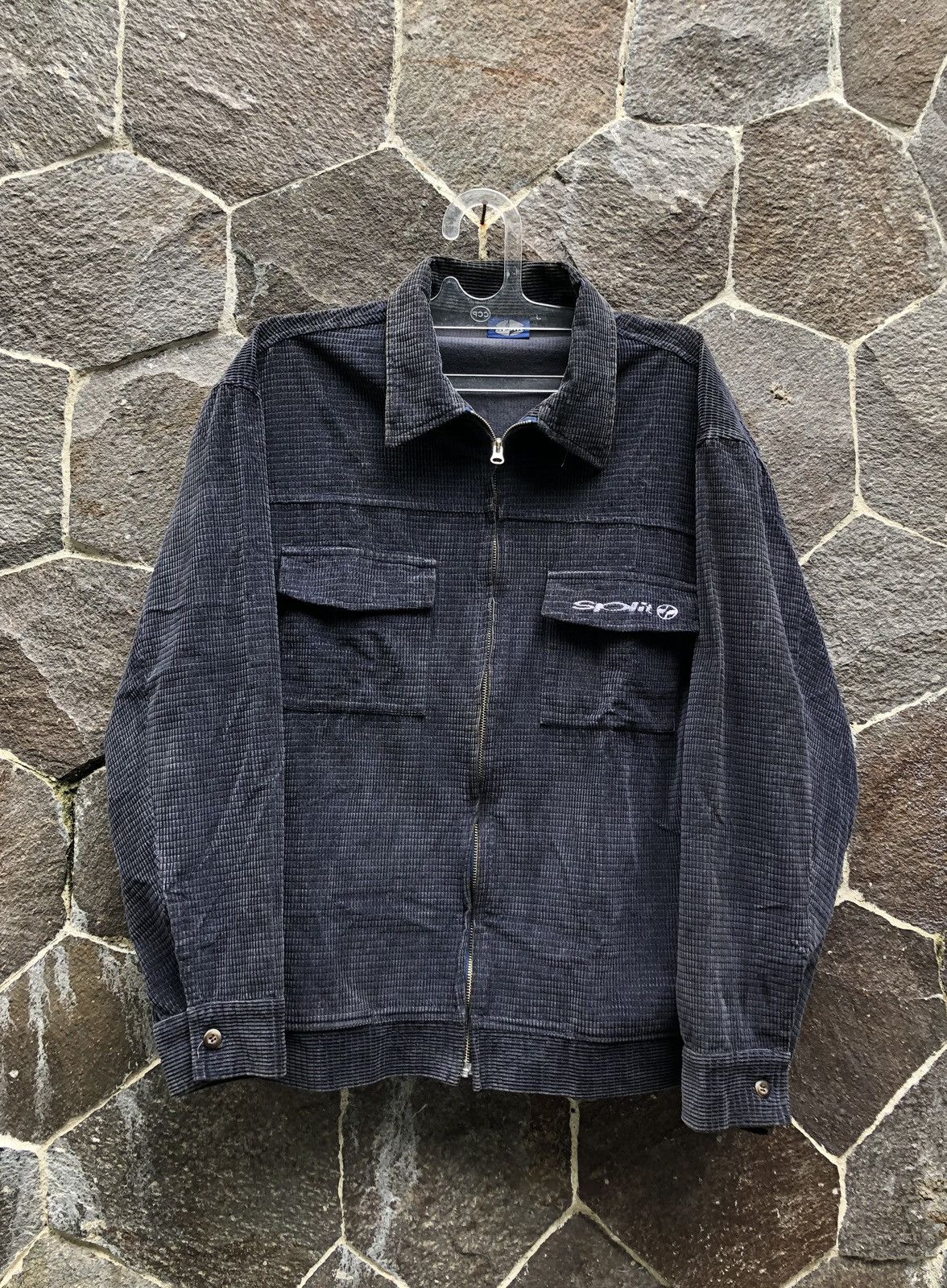 Split 90s Split Skateboard Corduroy Jacket | Grailed