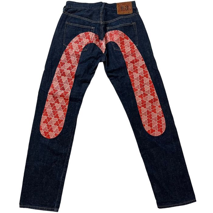 Evisu Evisu Red Daicock Selvedge Denim Jeans | Grailed
