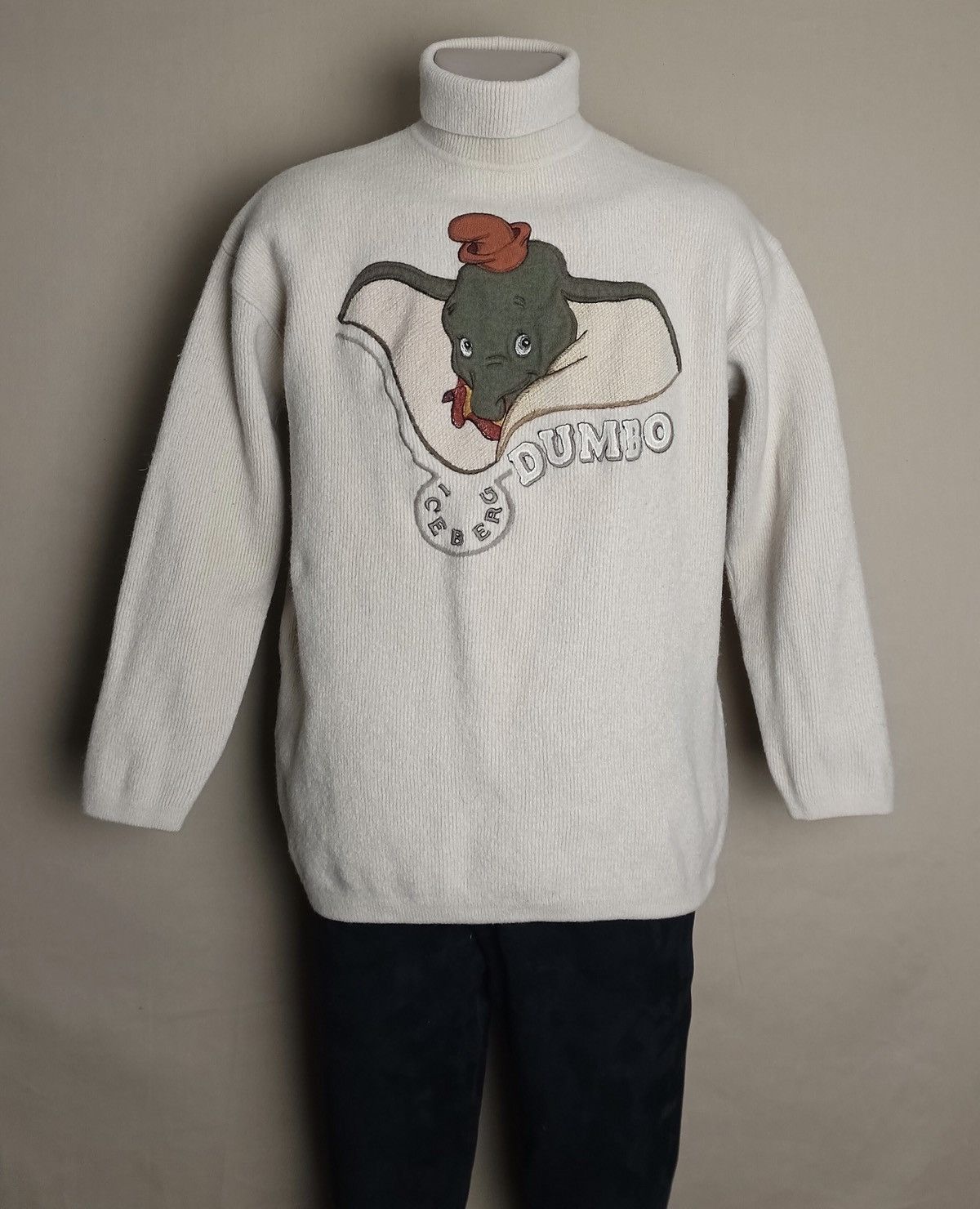 Iceberg × Vintage Iceberg Vintage 1992 Dumbo Walt Disney Wool Sweater ...
