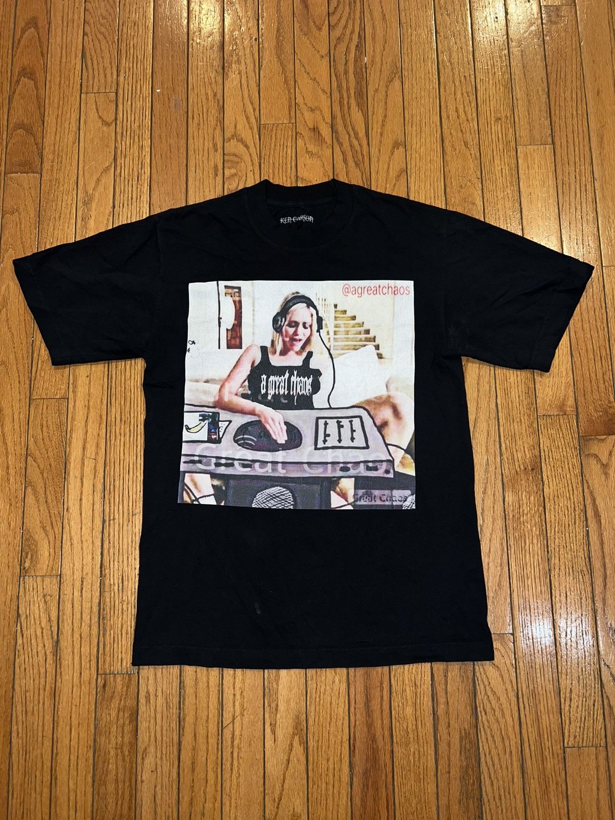 Playboi Carti KEN CARSON DJ TEE - A GREAT CHAOS MERCH | Grailed