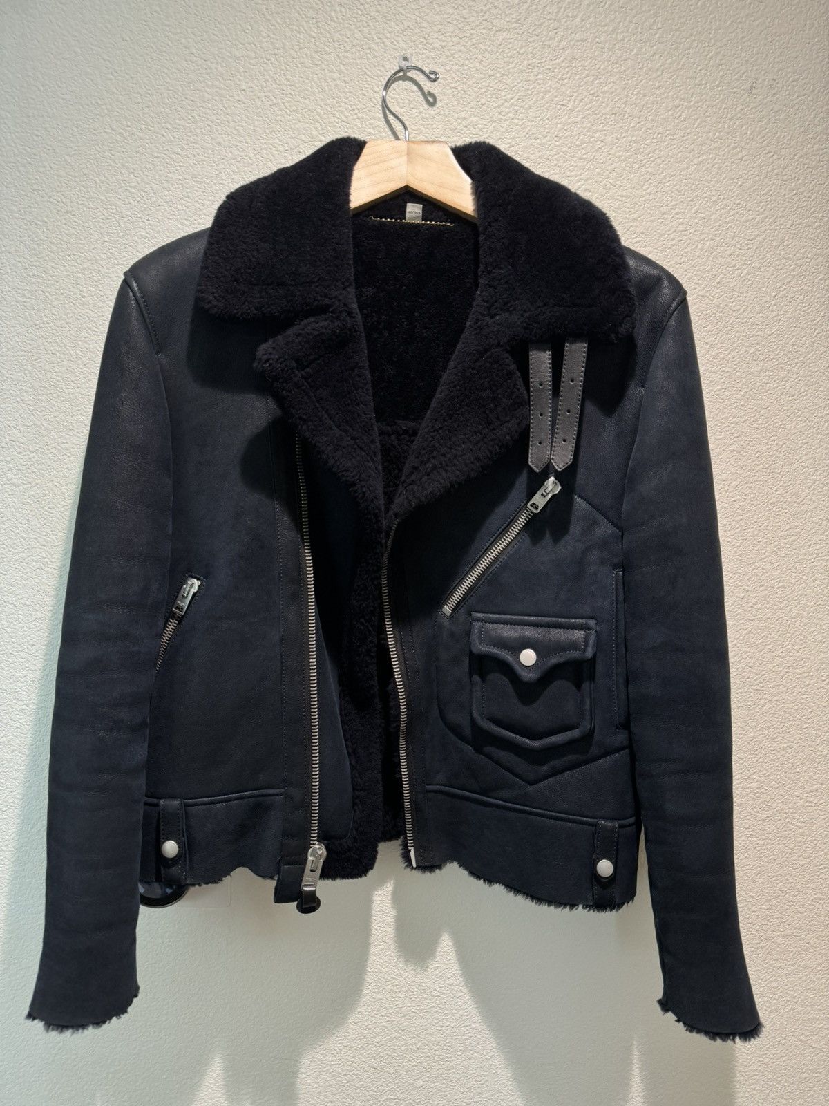 Coach Coach Shearling Biker Jacket | Grailed