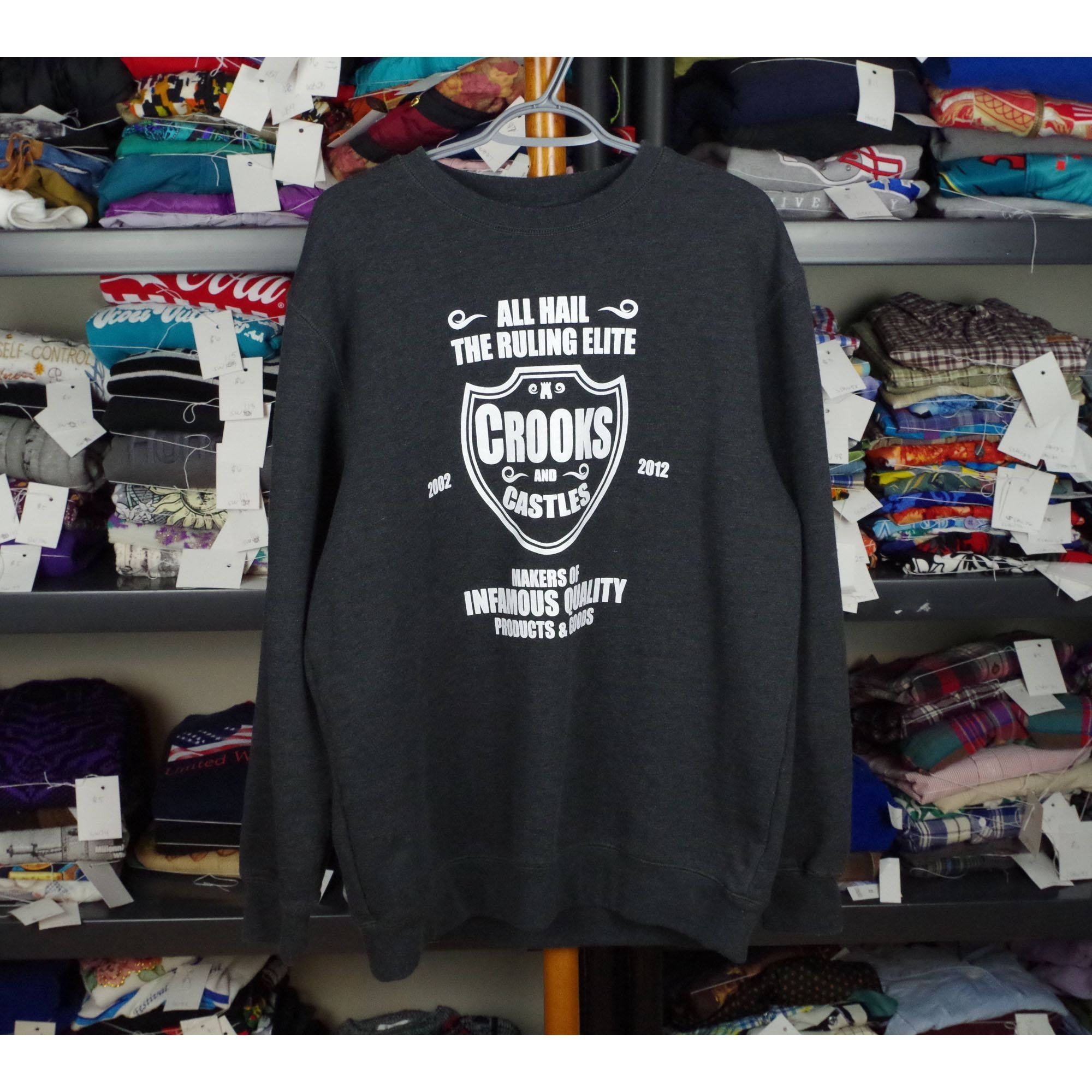 Crooks & Castles SW144 | Crooks & Castle Sweatshirt Heavyweight ...