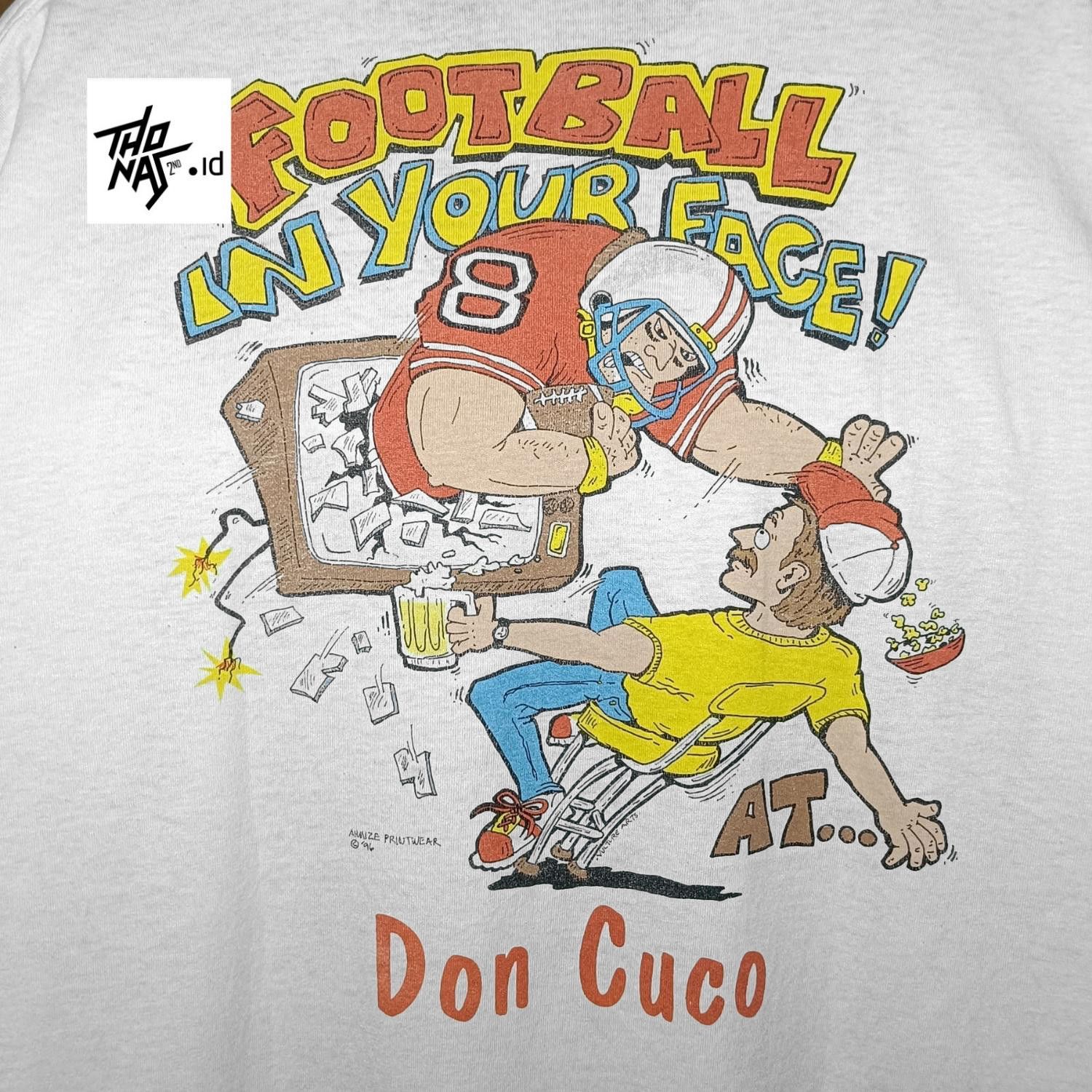 Vintage Rare Vintage 90s Football in your Face Don Cuco | Grailed