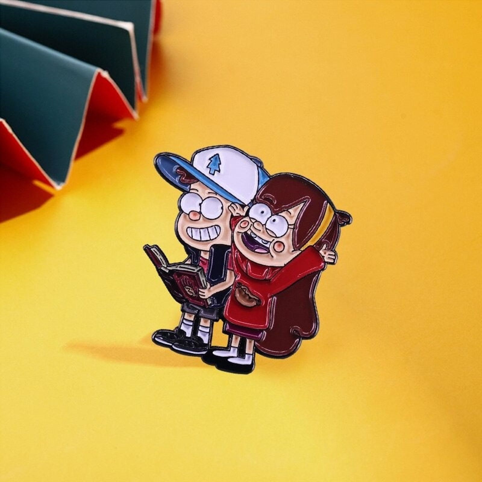 Pins Gravity Falls Mabel & Dipper Pines Enamel Pins 268 | Grailed