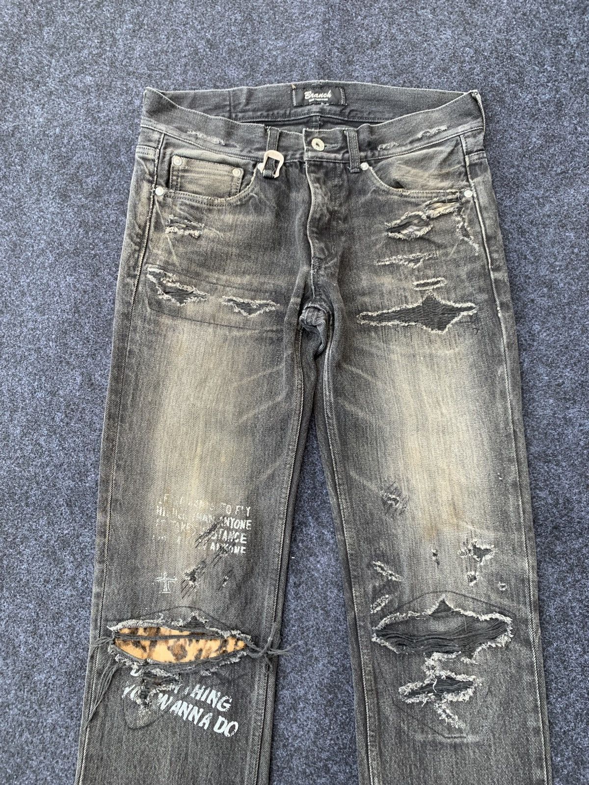 Distressed Denim × Japanese Brand × Punk and Yo DISTRESSED BRANCH ...