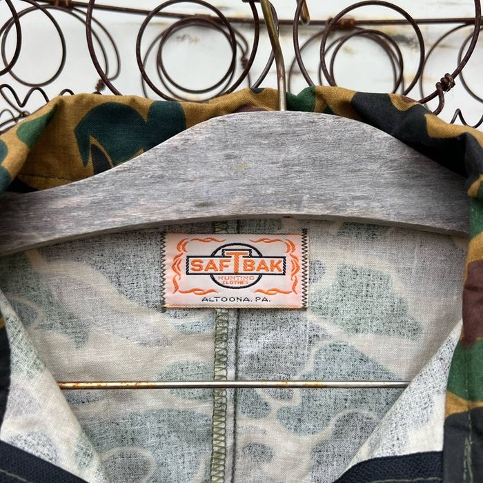 Vintage Vintage Saf T Bak Camo Hunting Coveralls Canvas Jumpsuit XL ...