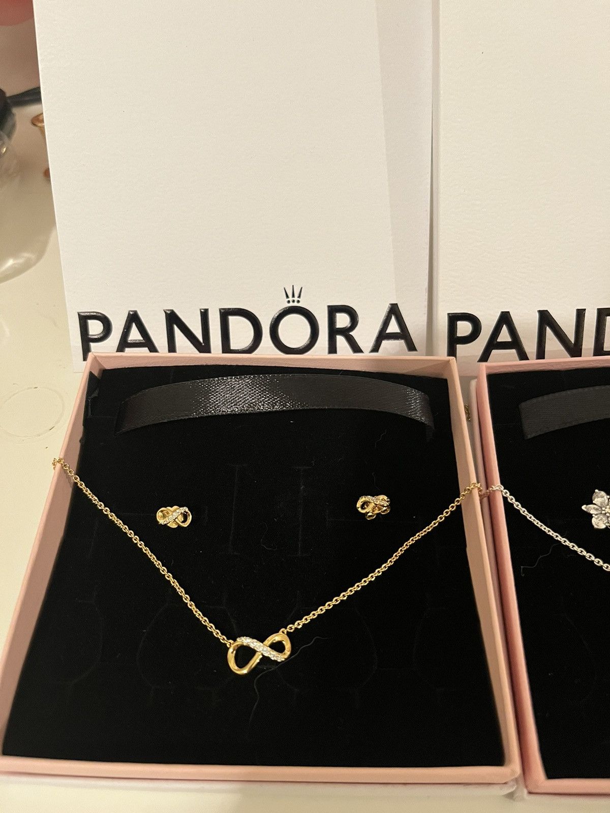 pandora Pandora sparkling infinity gift set | Grailed