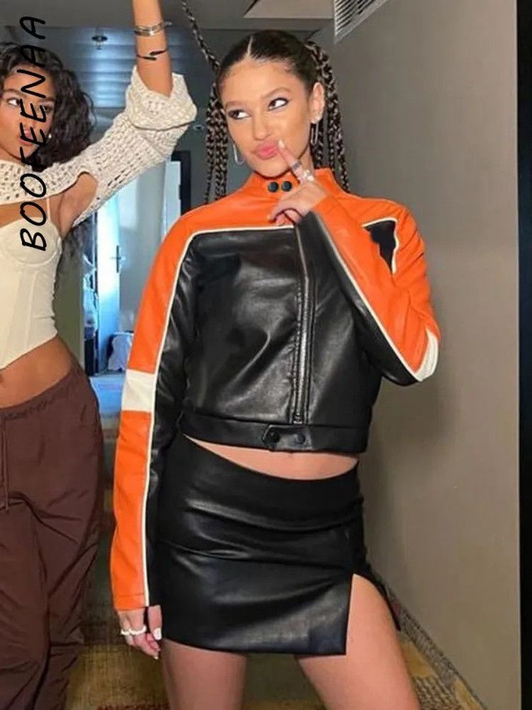 Vintage Y2k Racer Bomber Crop Punk Streetstyle Trendy Jacket | Grailed