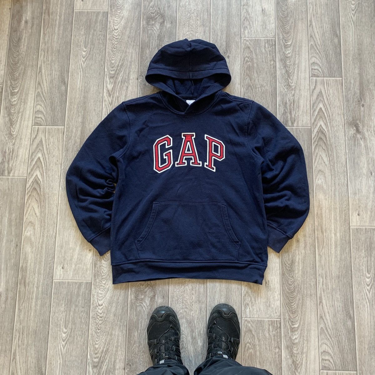 Gap Gap Vintage Spell Out Kylie Travis 90s Y2K Oversized Hoodie | Grailed