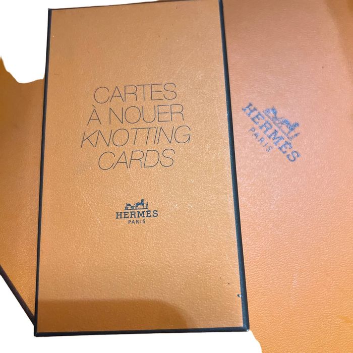 Hermes Hermès Cartes A Nouer Knotting Cards, 22 New Cards in Box | Grailed