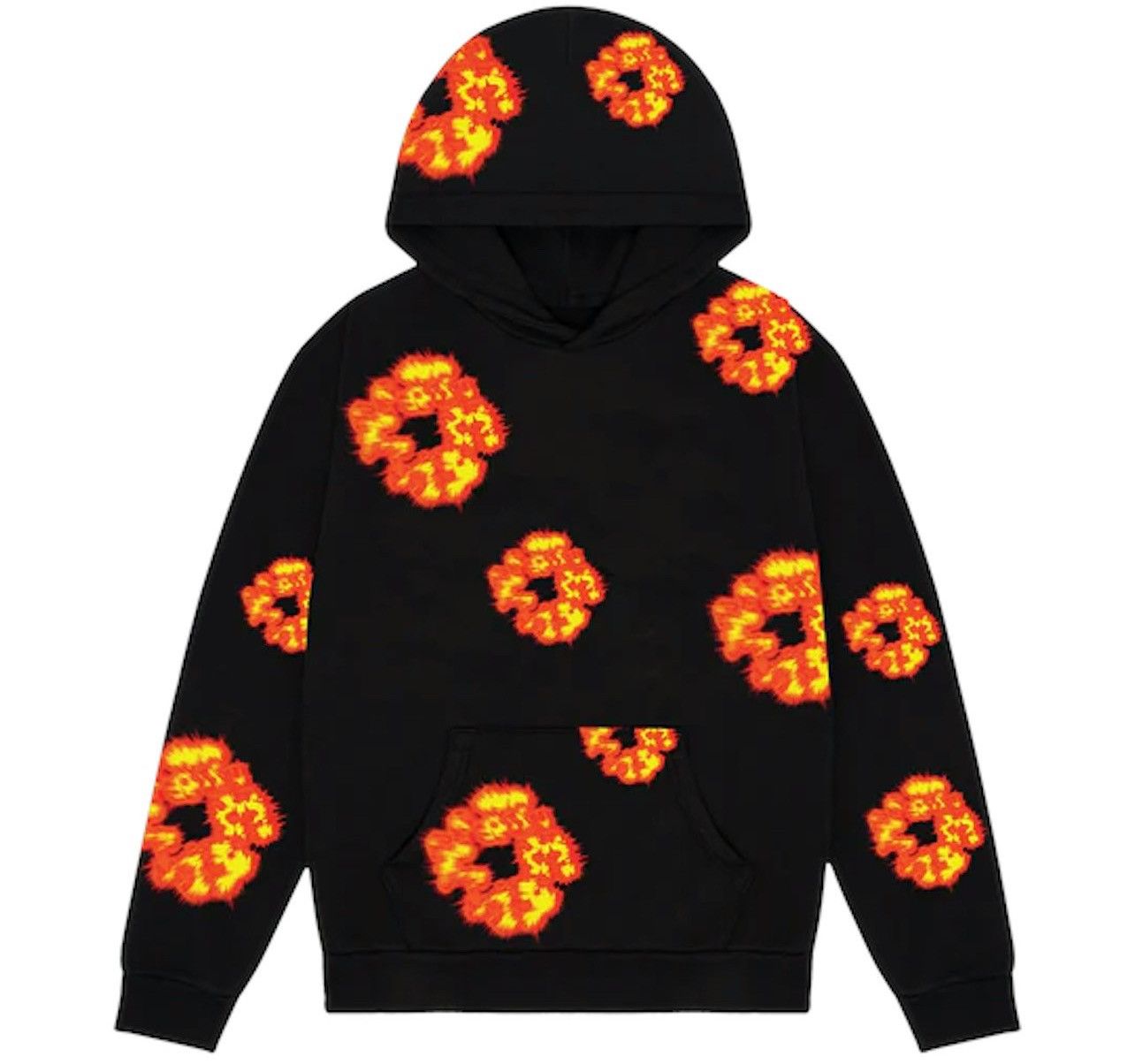 DENIM TEARS Denim Tears Offset Wreath Hoodie Black ‘ OFFSET TEARS ...