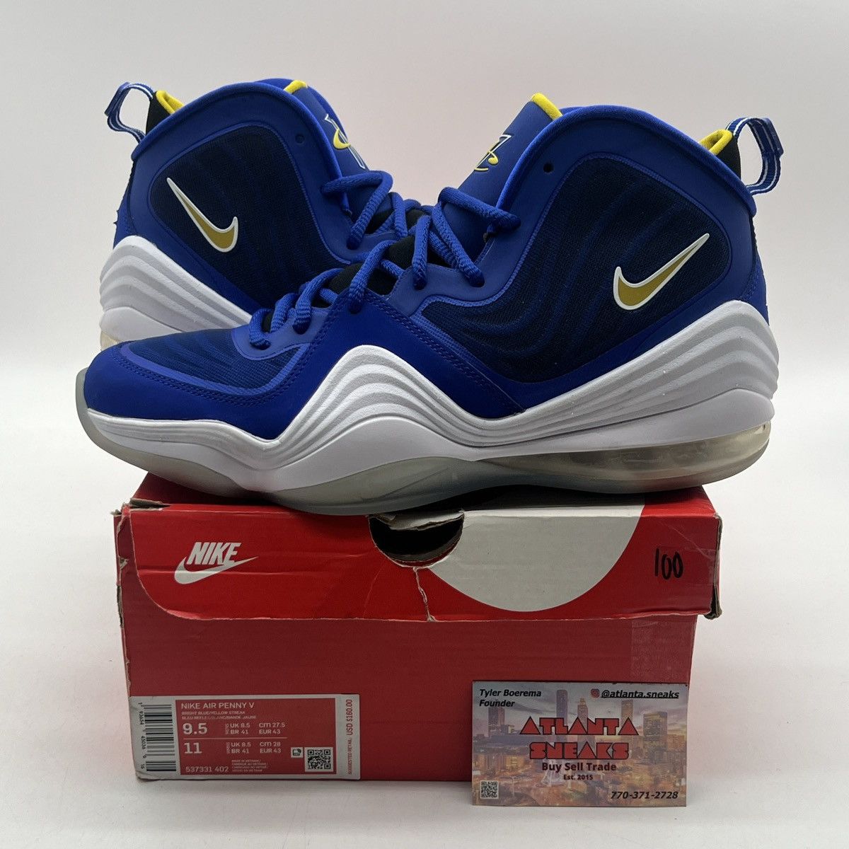 Nike Air Penny 5 blue chips | Grailed