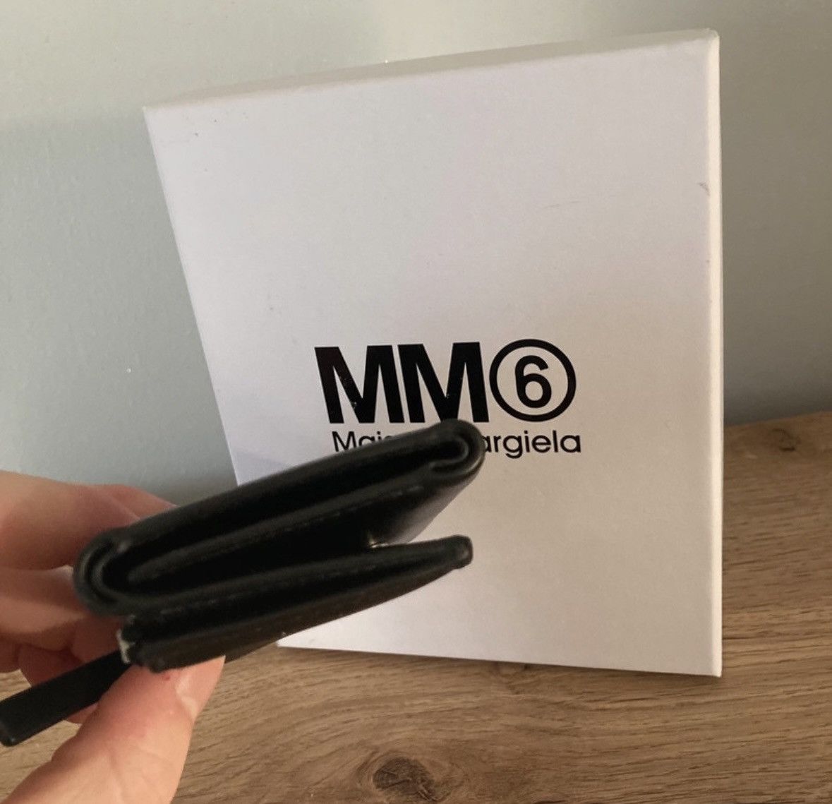 Maison Margiela MM6 Maison Margiela Reverse Logo Small Zip Wallet | Grailed