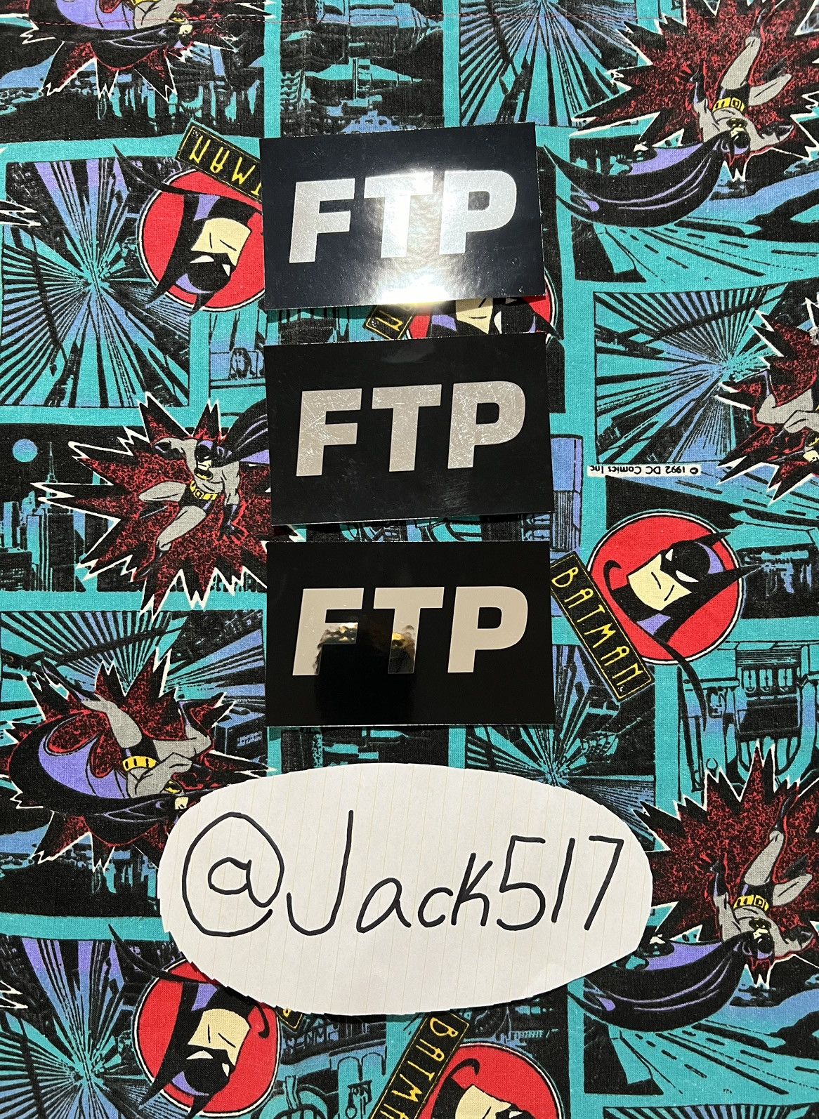 Fuck The Population FTP chrome logo sticker 3 pack | Grailed