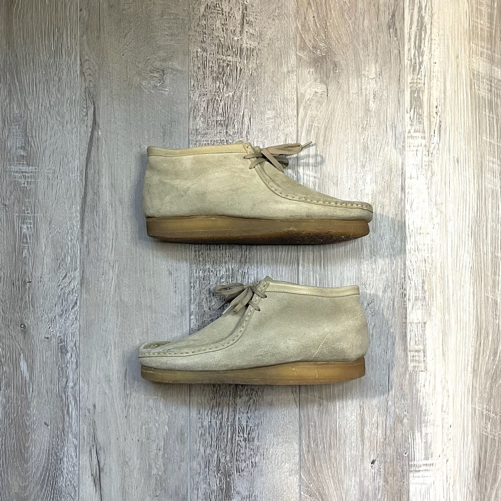 Clarks × Streetwear × Vintage CLARKS • Original Wallabee "Beige" (12M ...