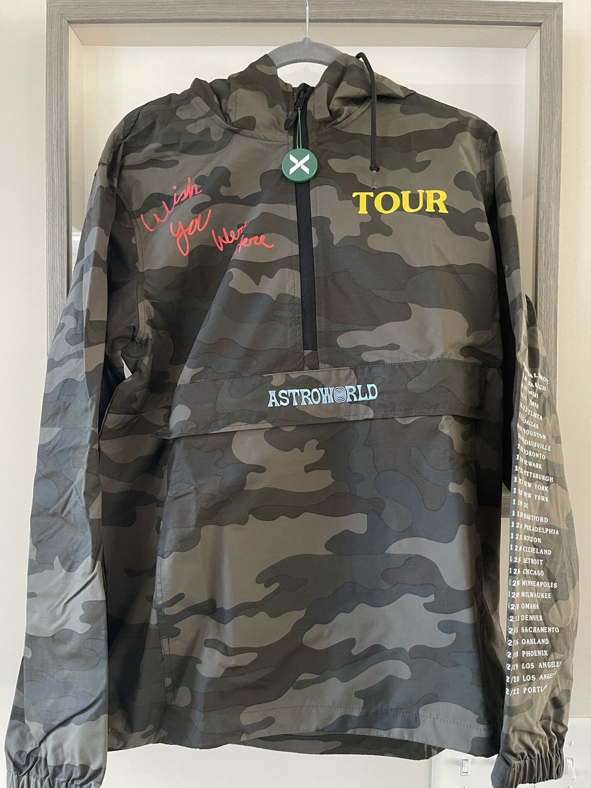 Travis Scott Travis Scott Astroworld Anorak camo Jacket | Grailed