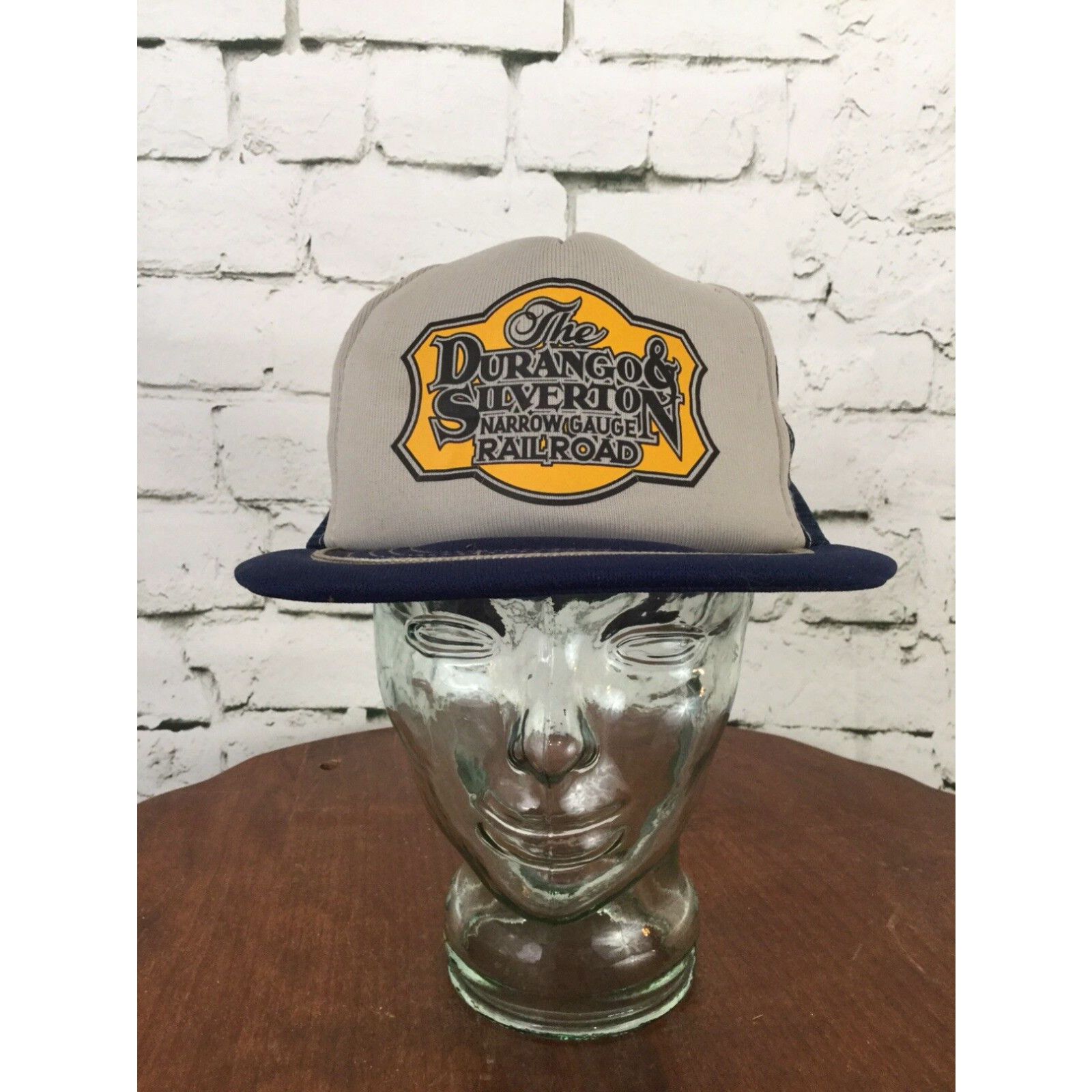 Durango The Durango Silverton Narrow Gauge Railroad Trucker Hat Blue Mesh Snapback | Grailed