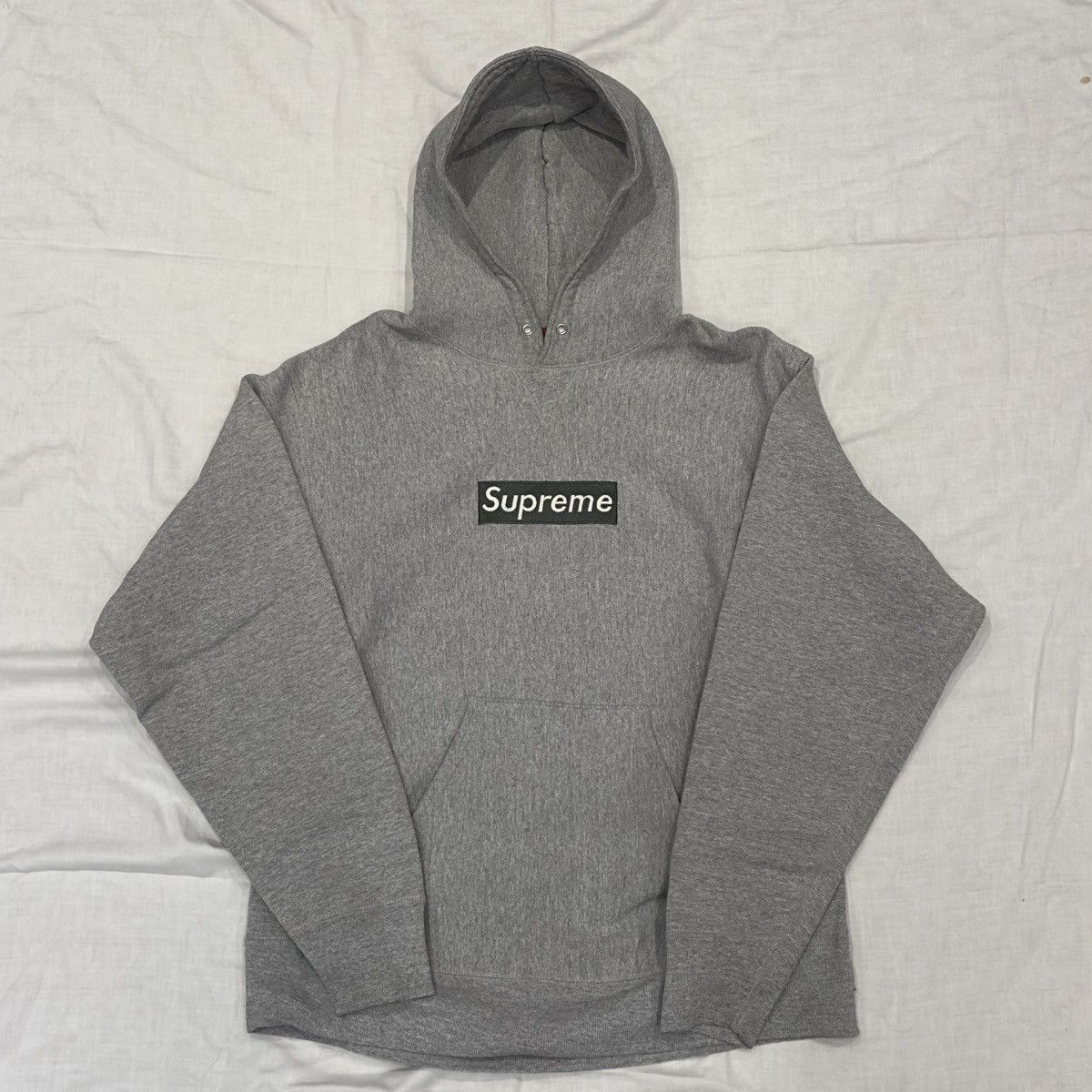 Supreme 1997 Olive/Grey Box Logo Hoodie | Grailed