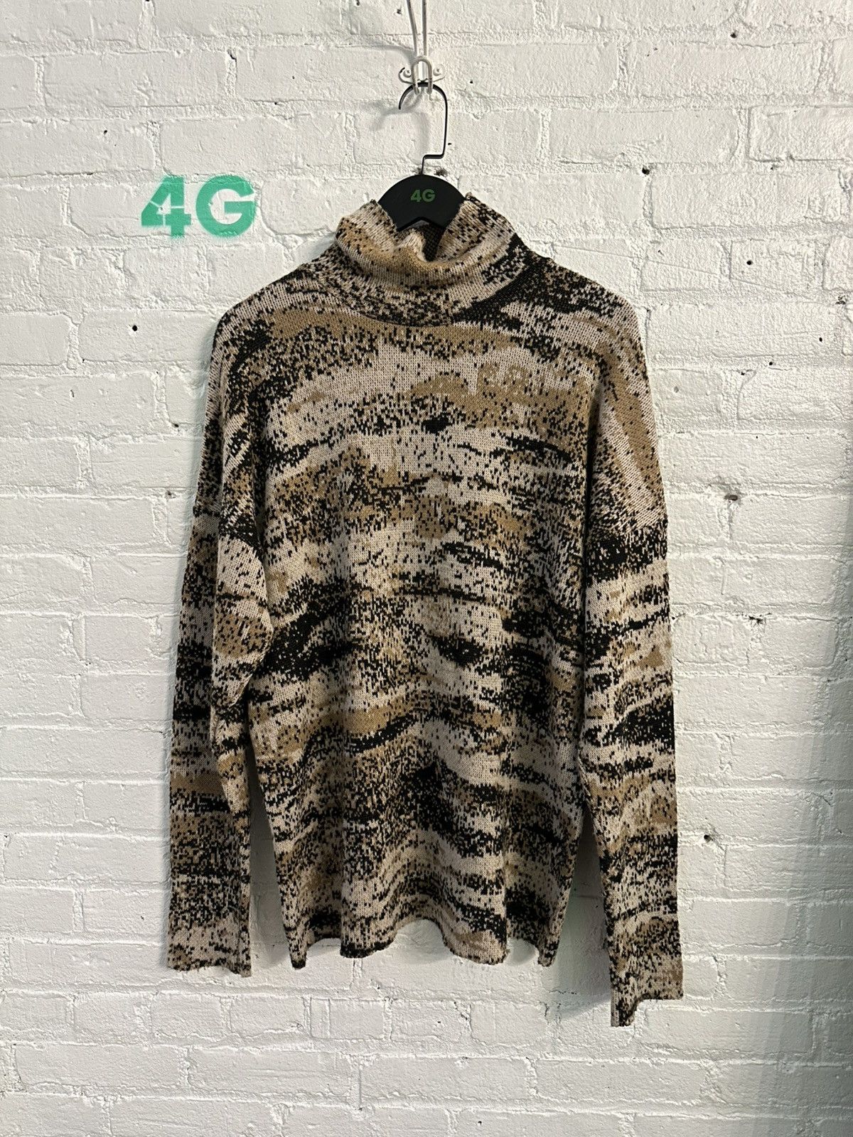 Raf Simons RAF SIMONS DIGI CAMO OS TURTLENECK | Grailed