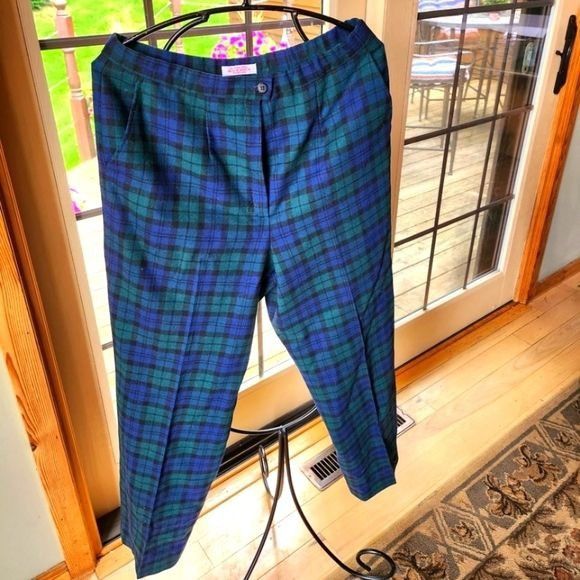 Pendleton Pendleton Authentic Black Watch Tartan Wool Lined Sz. 12 Dre ...