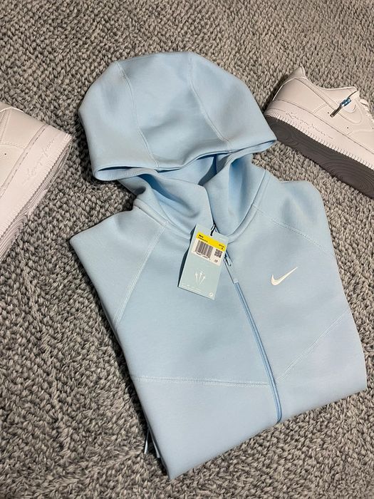 Streetwear Jacket Nike nocta tech fleece cobalt blue | Grailed