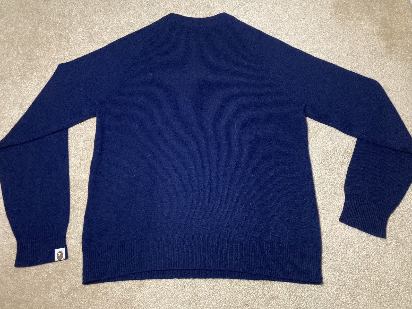Bape × Dc Comics 2008 Bape Superman Knit Sweater Blue Hero Bape × Dc Comics 2008 Bape Superman Knit Sweater Blue Hero