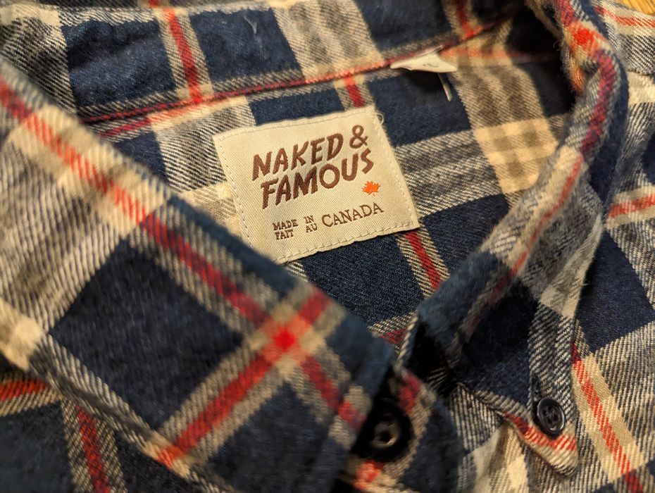 Naked & Famous Flannel shirt | Grailed