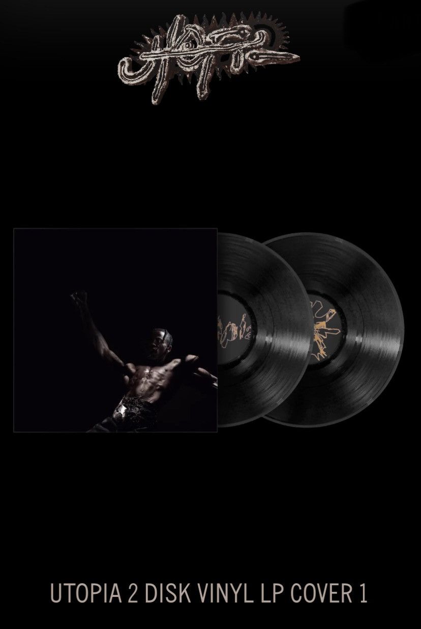 Travis Scott Travis Scott Utopia 2 Disk Vinyl Cover 1 | Grailed