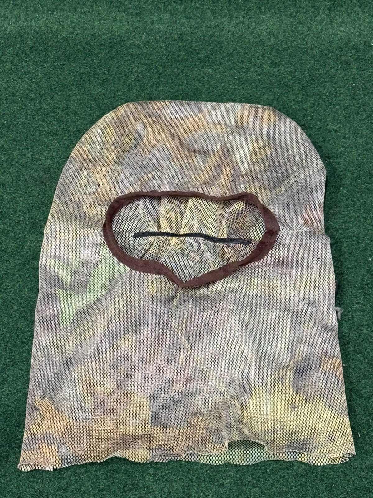 Vintage Allen Camo Mesh Balaclava | Grailed