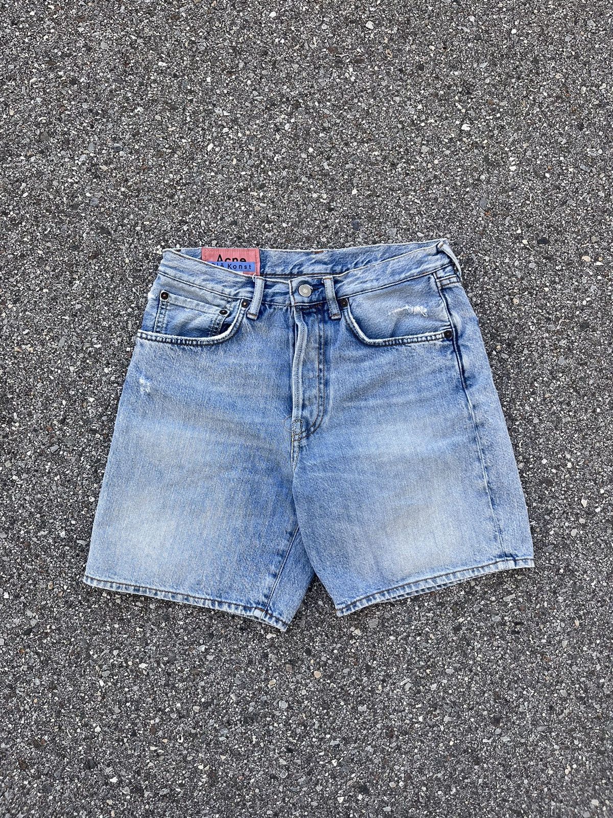 Acne Studios Y2K 2000s Acne Studios Faded Jorts Jean Shorts | Grailed
