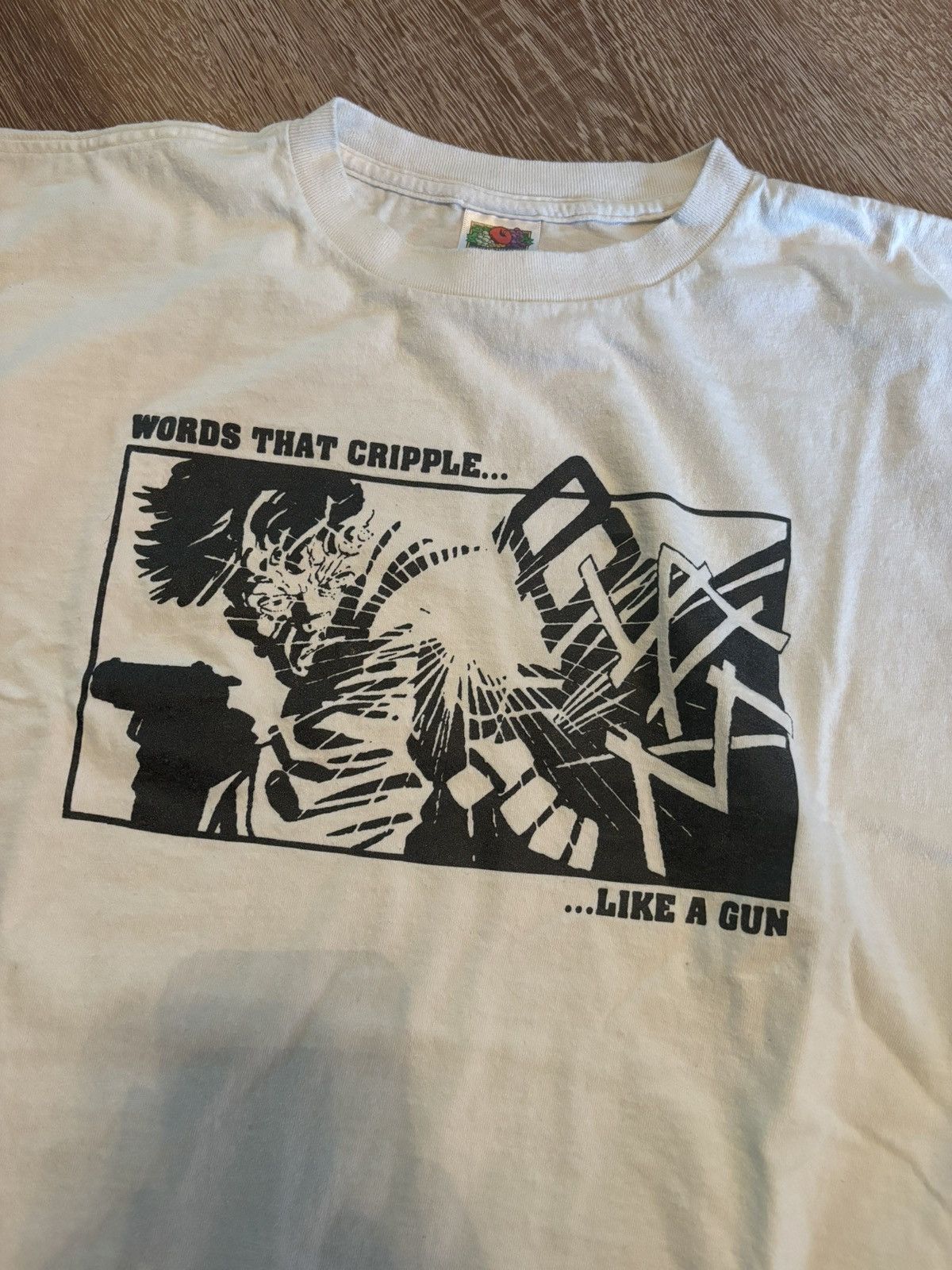 Band Tees × Vintage Vintage Bane Hardcore Words That Cripple Like A Gun ...